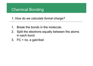 Chemical Bonding | PDF | Chemistry | Science