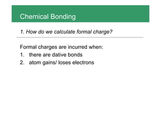 Chemical Bonding | PDF | Chemistry | Science
