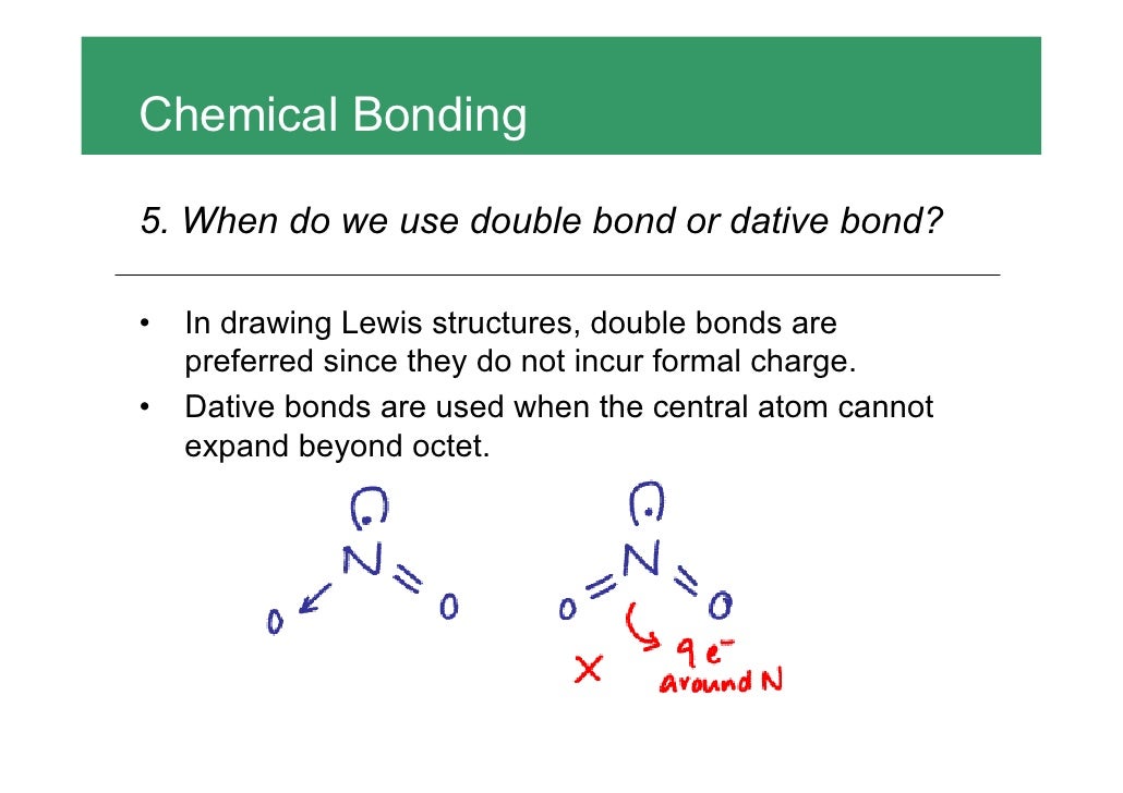 Formal Charges Chemical Bonding