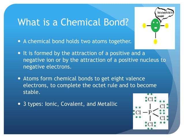 Chemical bonding | PPTX