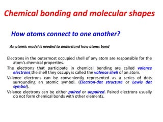 Chemical bonding | PPT