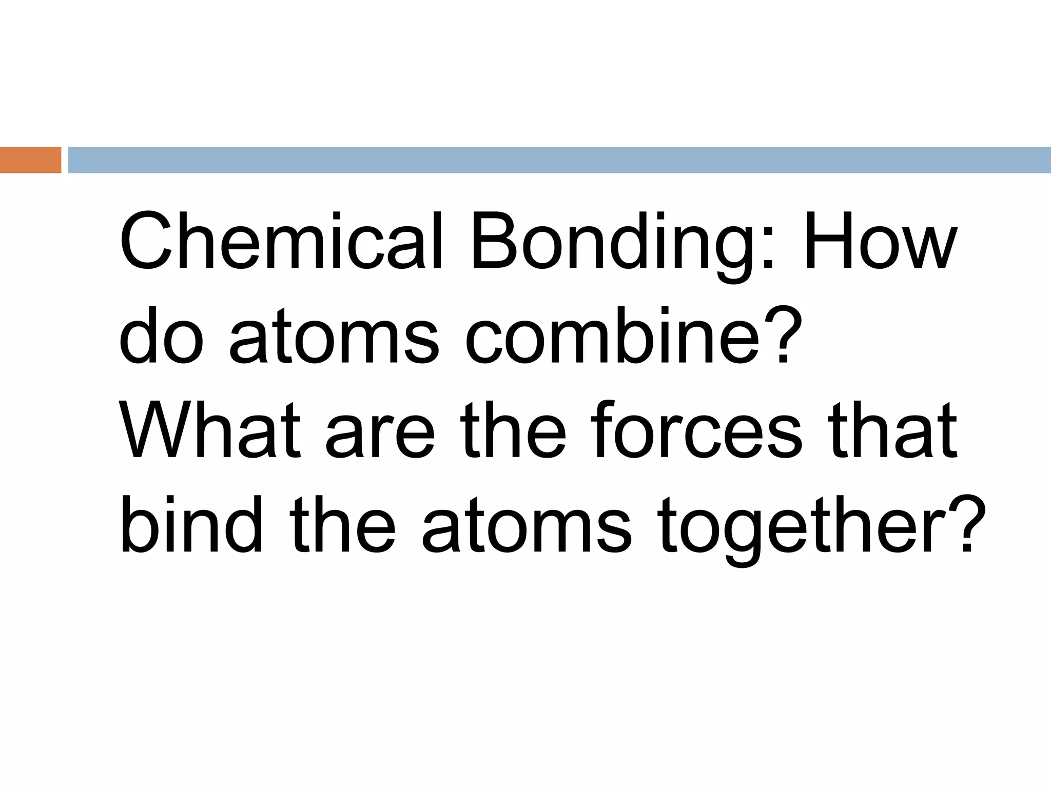 Chemical Bonding | PPT
