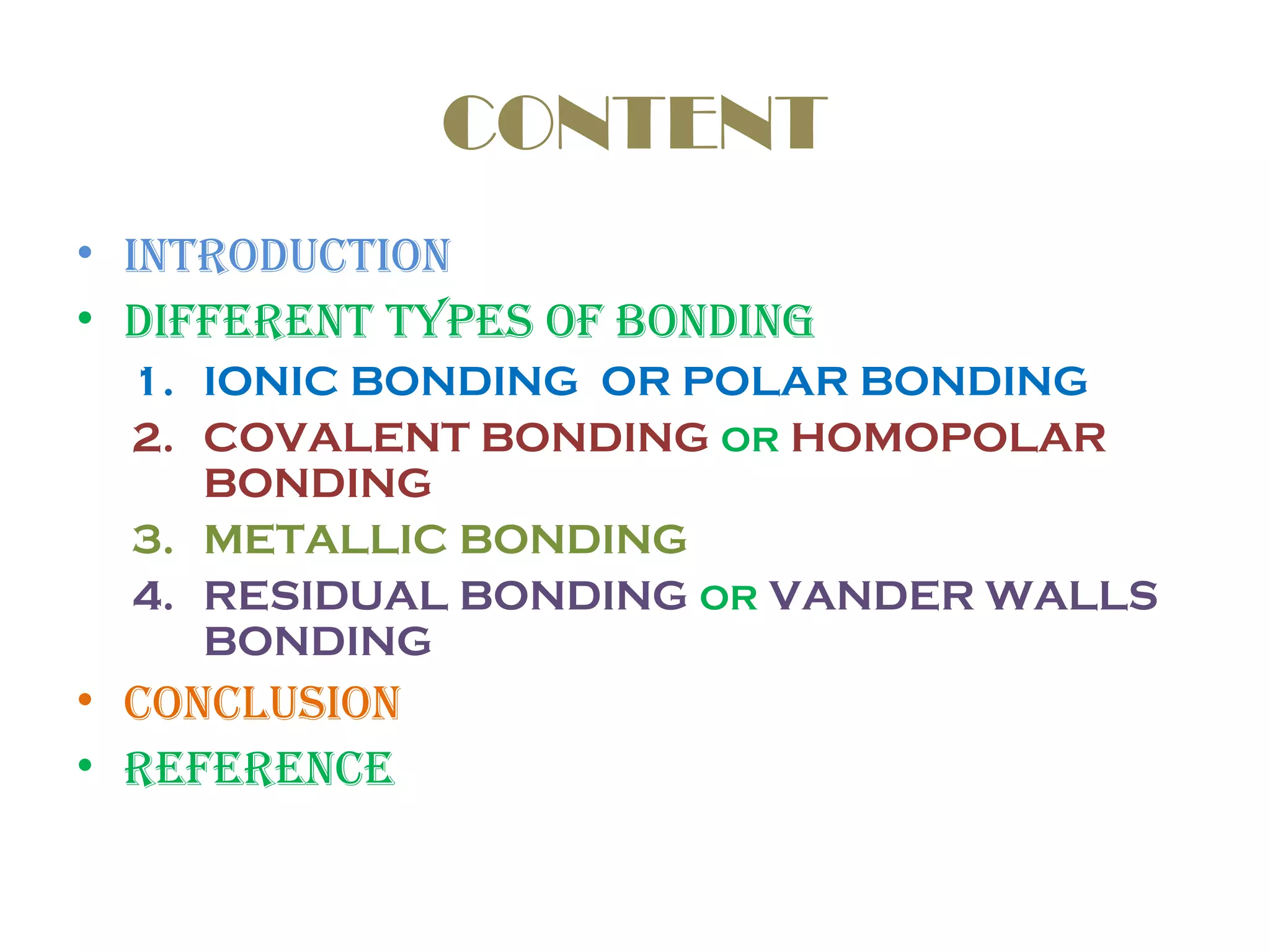 Chemical bonding | PPT