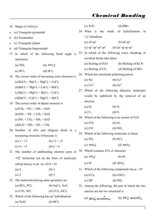 Chemical bonding | DOC