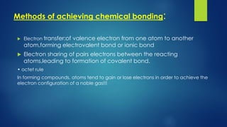 Chemical bonding | PDF