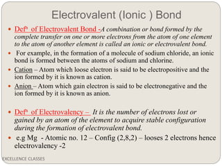 Chemical bonding | PPTX