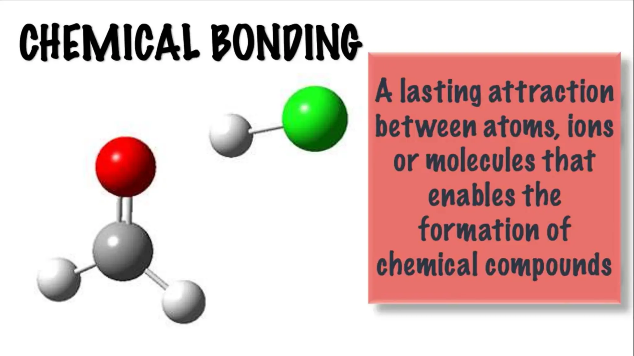 CHEMICAL BONDING.pptx | Chemistry | Science