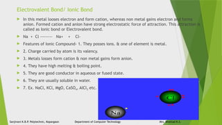 Chemical bonding ppt Kavita Bhattad poly | PPT | Free Download