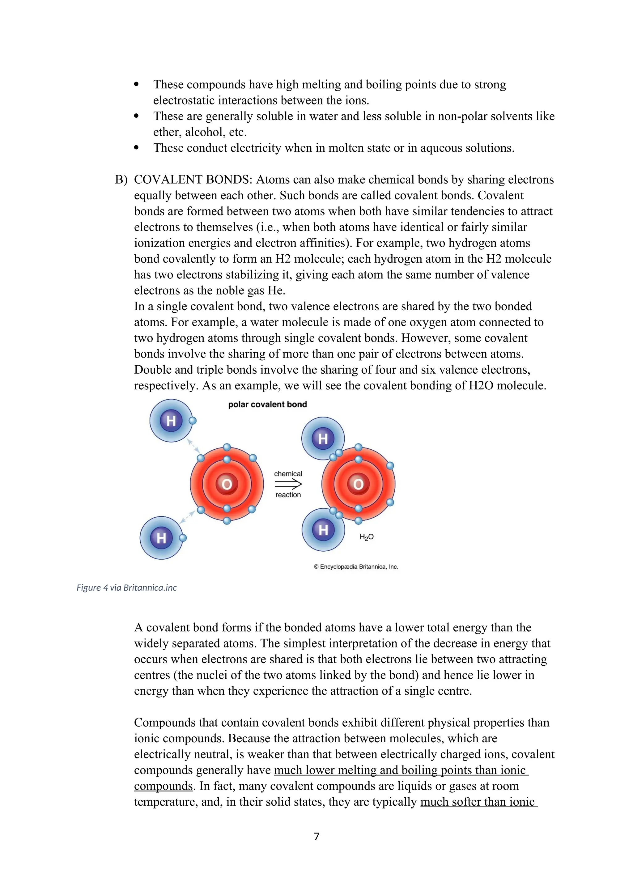 Introduction to Chemical Bonding and types | DOCX