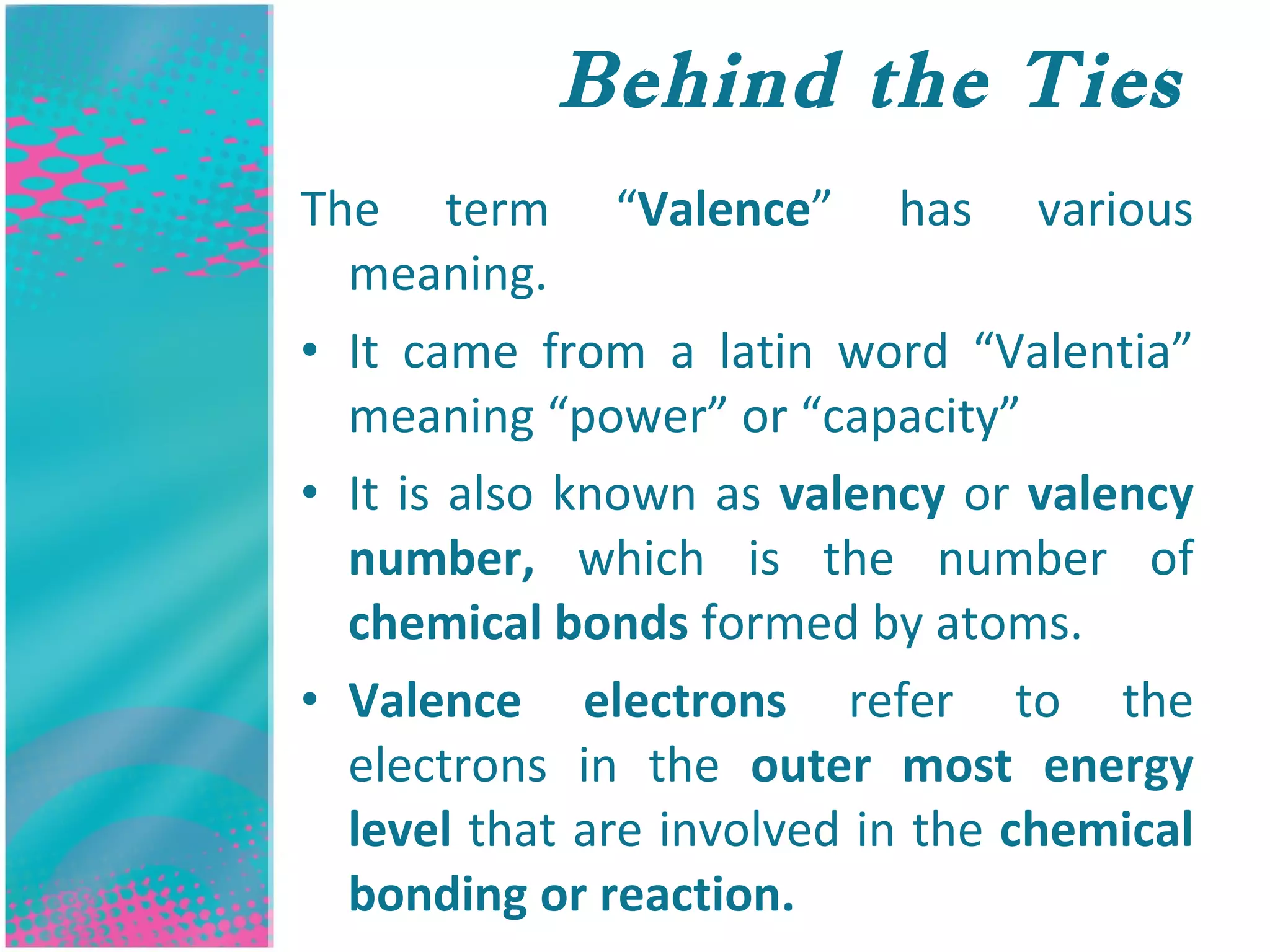 Chemical bonding | PPT