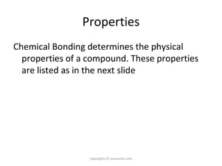 Chemical Bonding - 1 | PPT