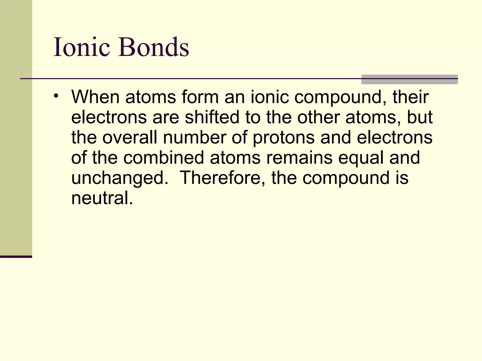 Chemical bonding (1) | PPT