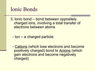 Chemical bonding (1) | PPT