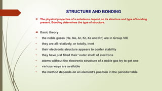Chapter 3: Chemical bonding As-Levels 2025pptx | PPTX