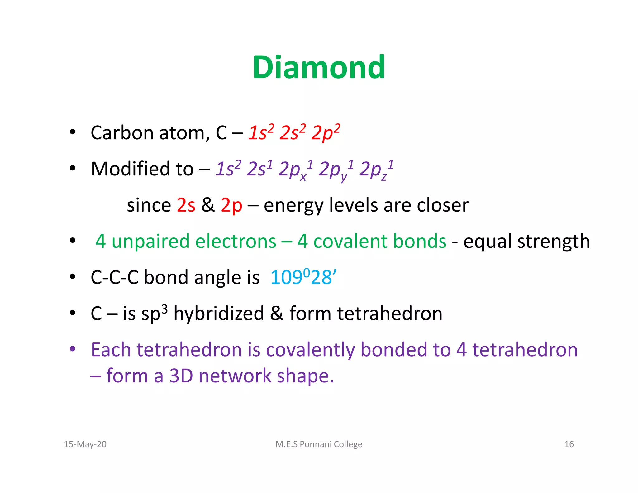 Chemical bonding and different types of interactions | PDF