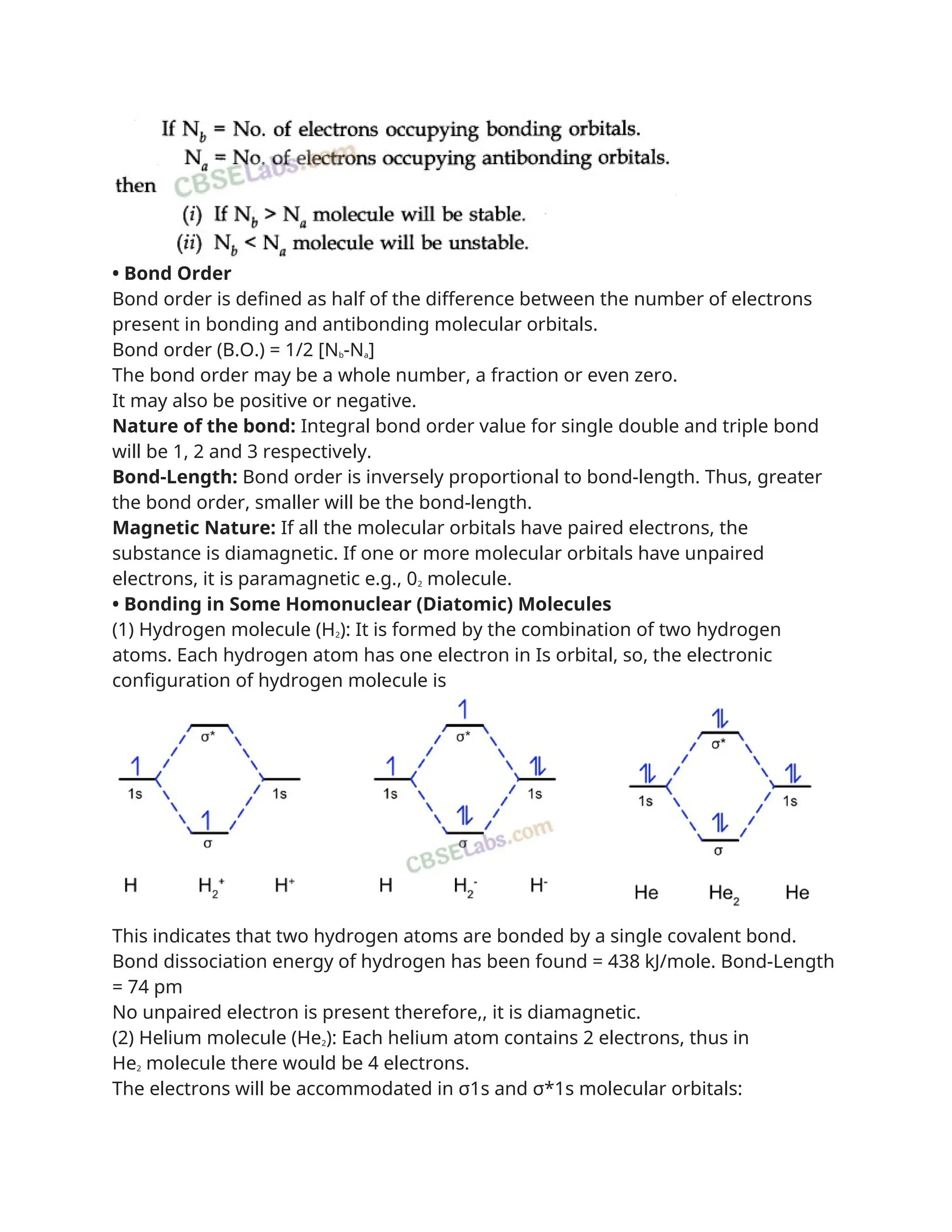Chemical Bonding and Molecular Structure Class 11 Notes Chemistry ...