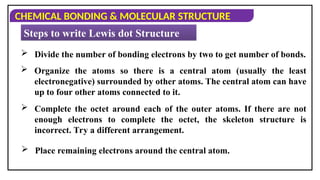 Chemical bonding and molecular structure | PPT