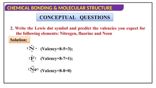 Chemical bonding and molecular structure | PPT