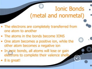 Chemical Bonding Part 1 | PPT