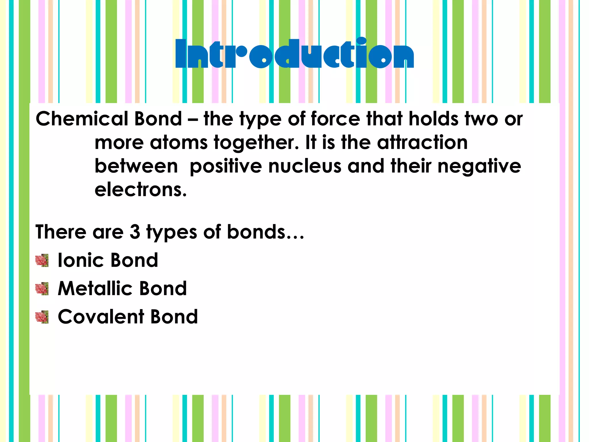 Chemical bonding Powerpoint | PPTX