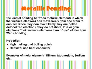 Chemical bonding Powerpoint | PPTX