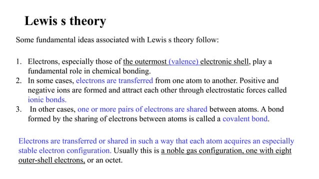 Chemical bonding theories, 10(1) | PPTX | Chemistry | Science