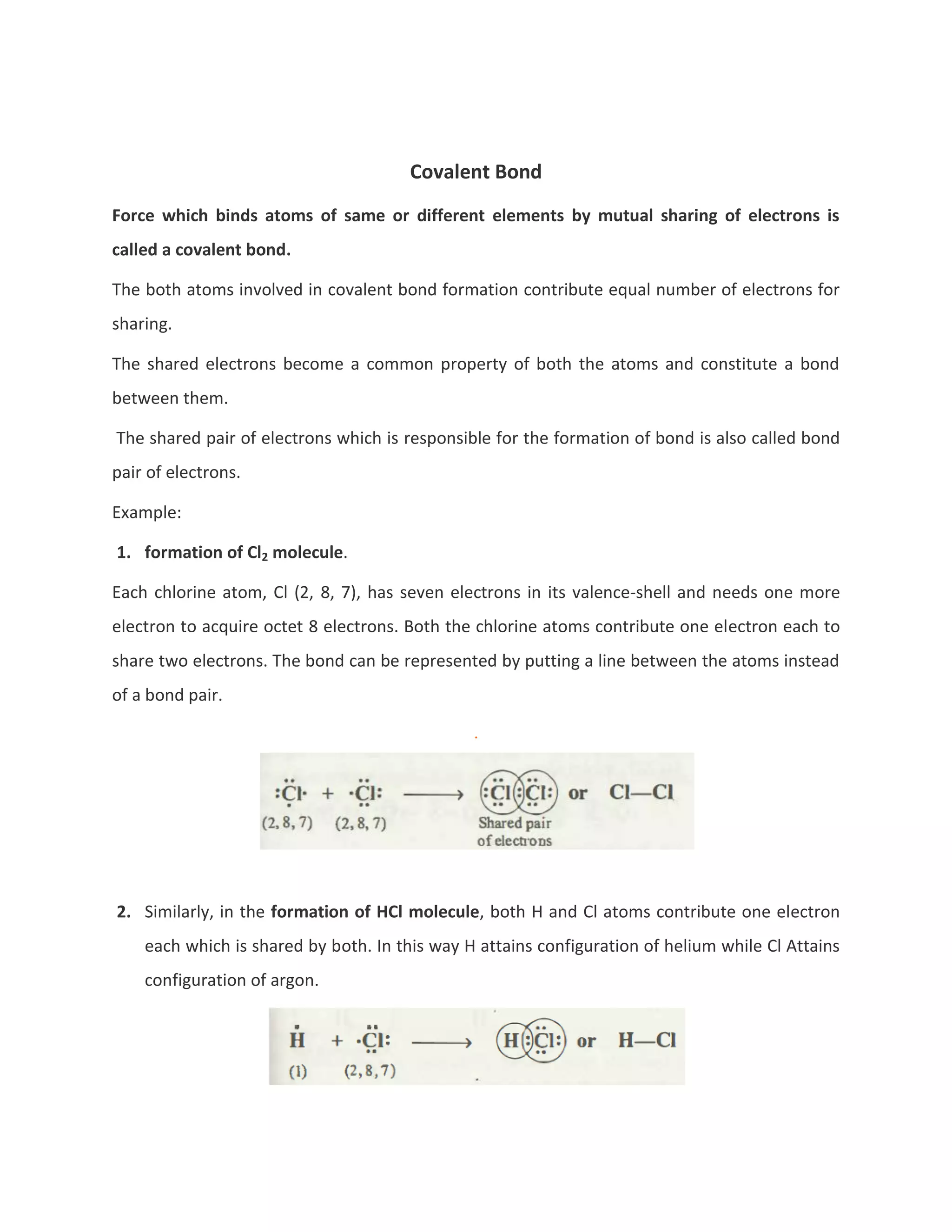 Chemical Bonding & Types | PDF