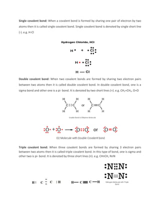 Chemical Bonding & Types | PDF