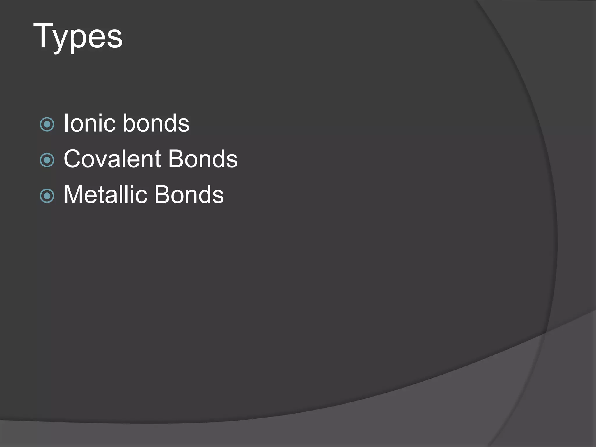 Chemical Bonds | PPT
