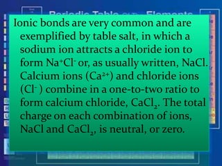 Chemical bonds | PPTX