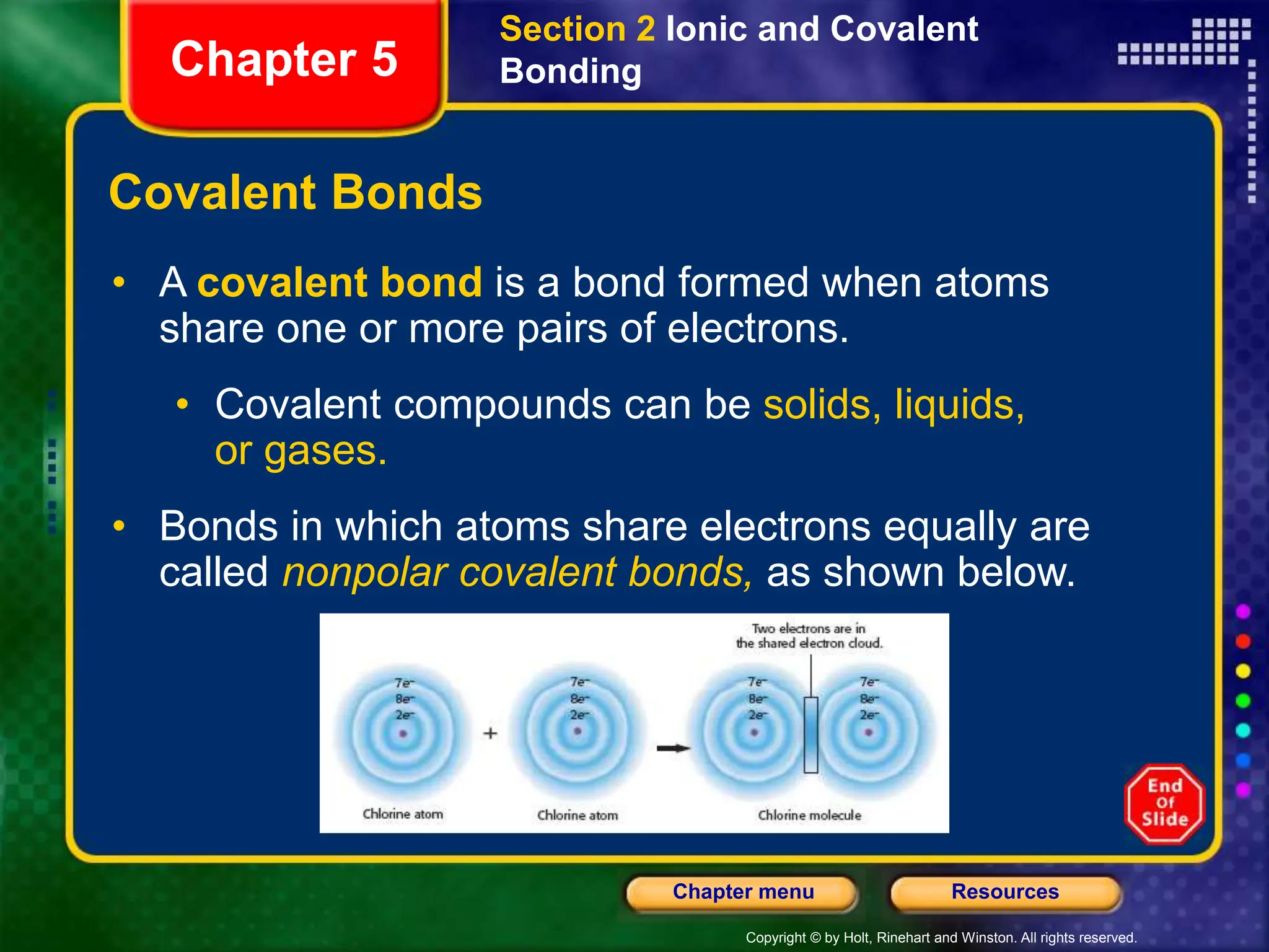 Chemical bonds are forces that hold atoms | PPT