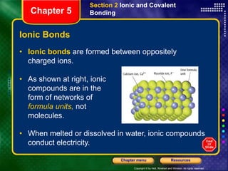 Chemical bonds are forces that hold atoms | PPT