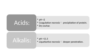 Chemical, electrical and radiation burns | PPTX
