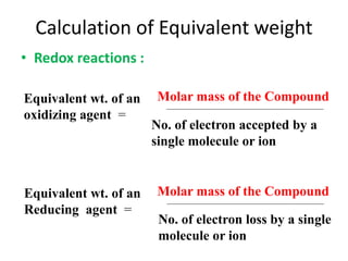Chemical calculation f.y | PPTX