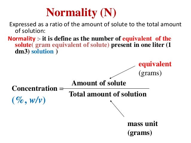 How To Calculate Normality Slideshare how-to-calculate-normality-slideshare