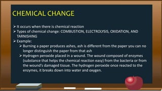 Chemical change | PPTX