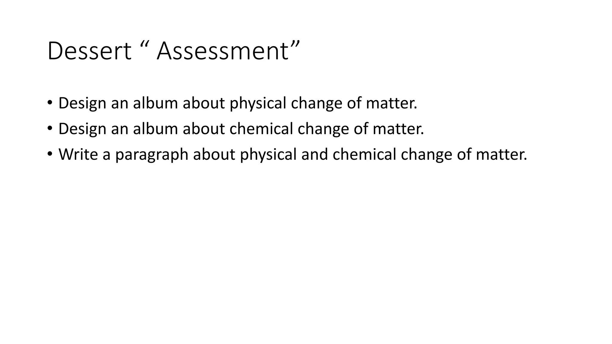 Chemical change grade 6 pptx | PPTX
