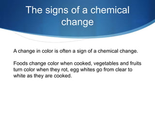 Chemical Changes | PPTX