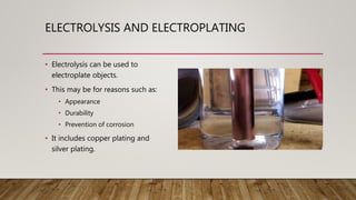 Chemical changes - igcse oxford aqa | PPTX