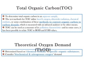 Chemical Characteristics of Wastewater | PPT