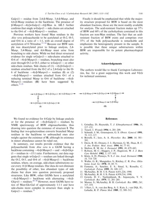 Chemical characterization of the immunomodulating polysaccharide of ...