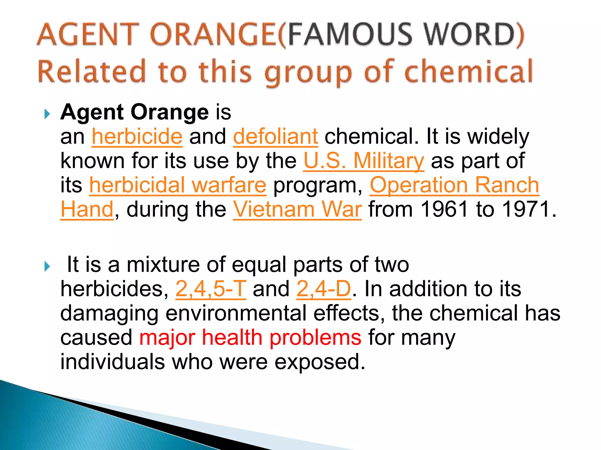 Chemical classification of herbicides | PPTX