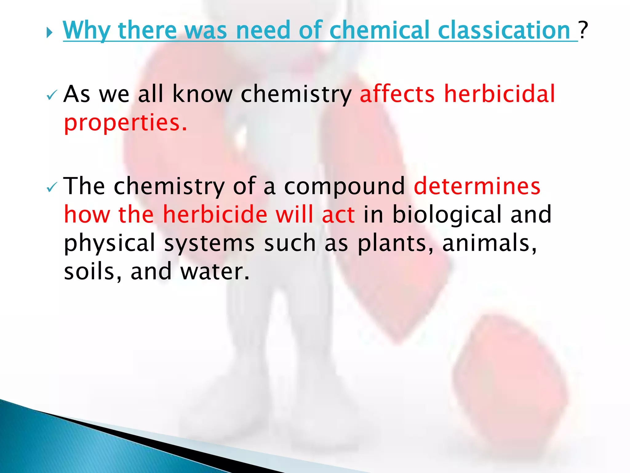 Chemical classification of herbicides | PPTX