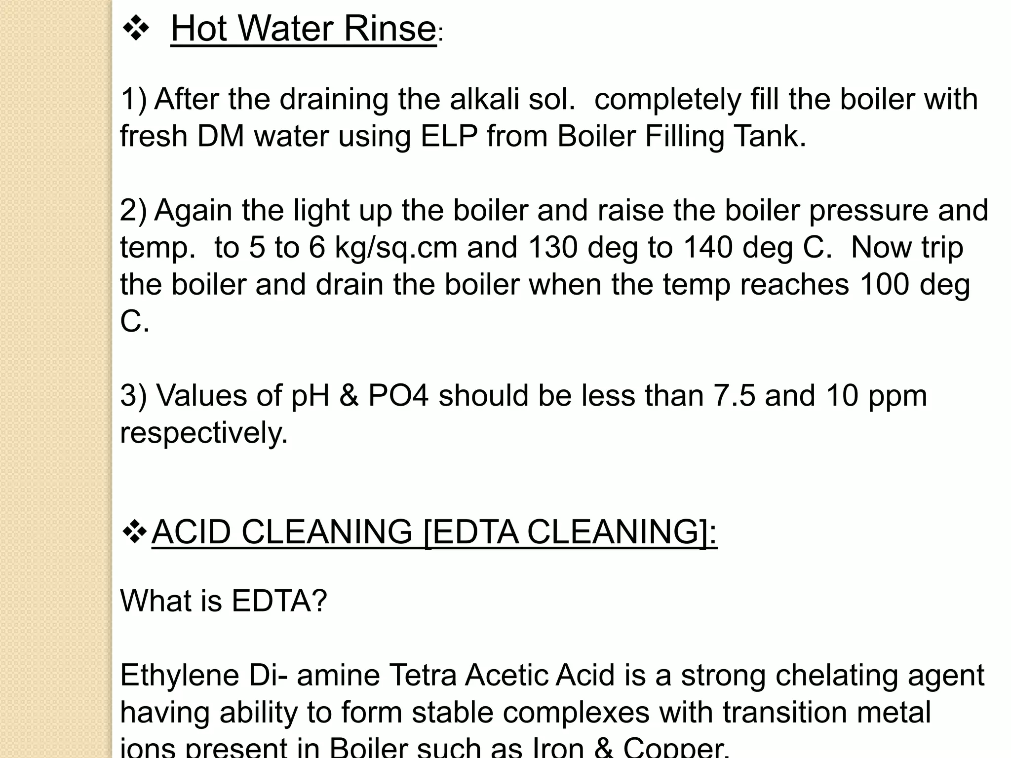 Chemical Cleaning of Boiler in a Thermal Power Plant | PPTX