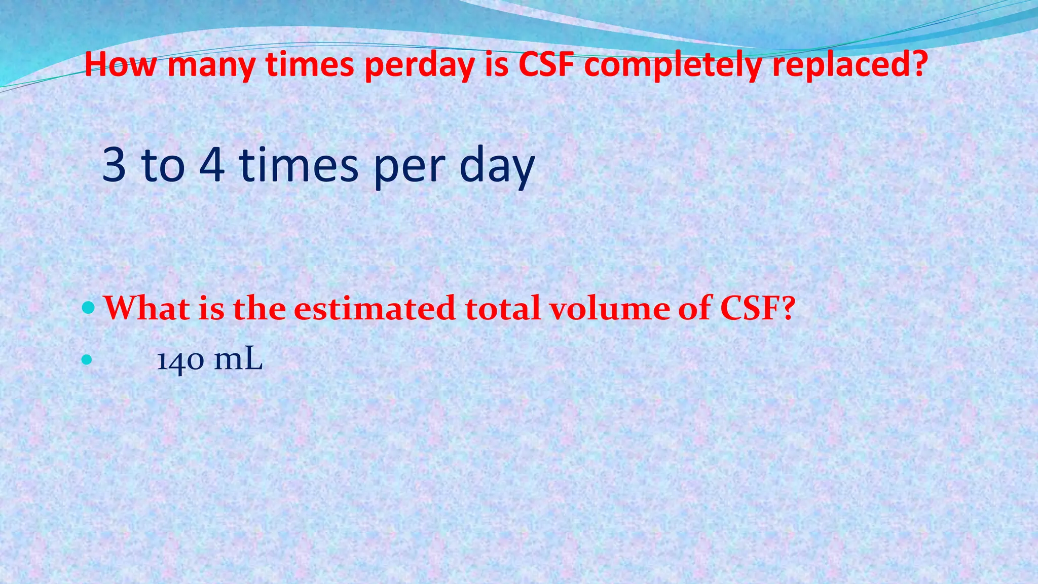 Chemical components of CSF analysis | PPTX