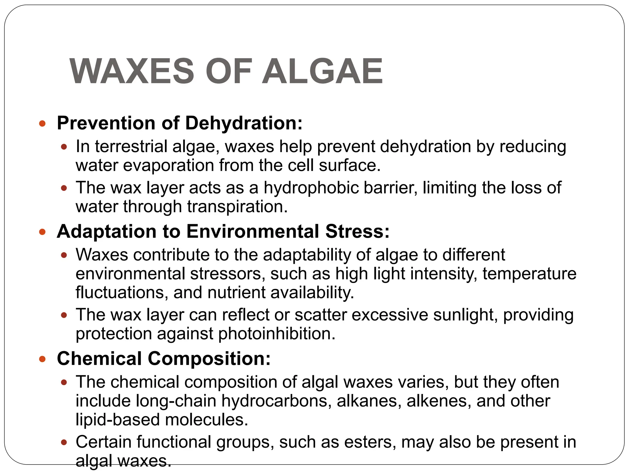 Chemical Composition of micro and macro Algae | PPTX