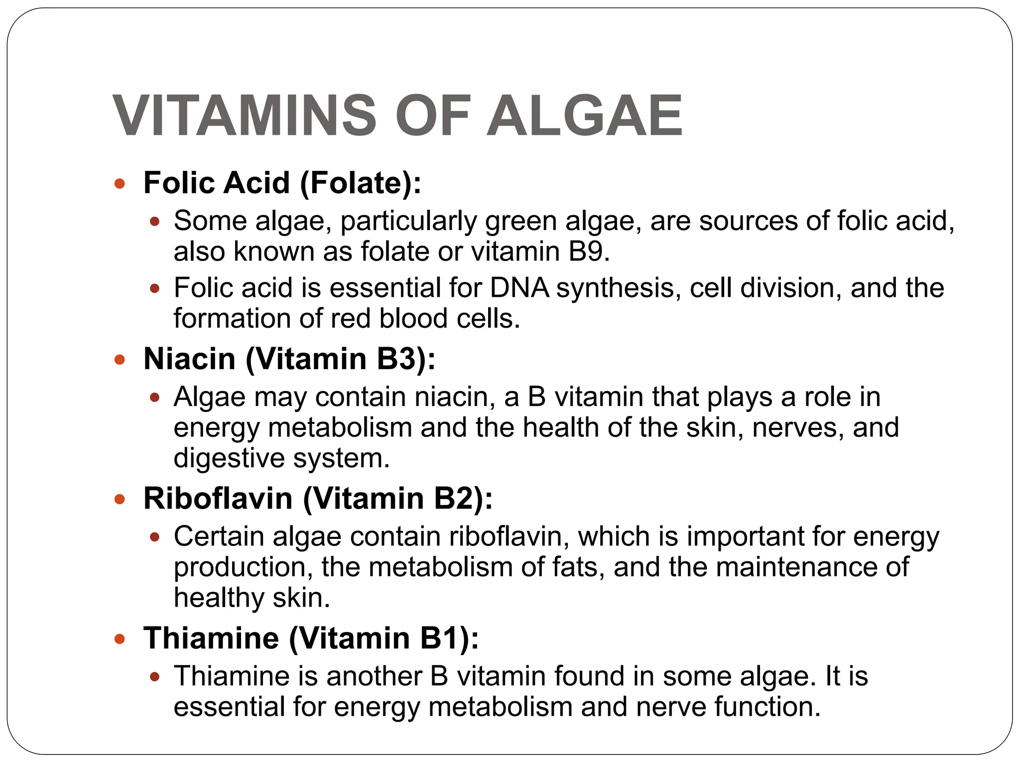 Chemical Composition of micro and macro Algae | PPTX