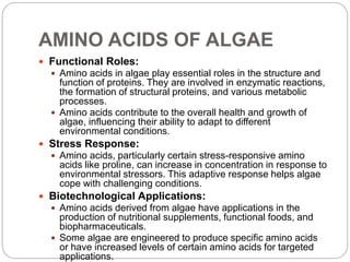Chemical Composition of micro and macro Algae | PPTX