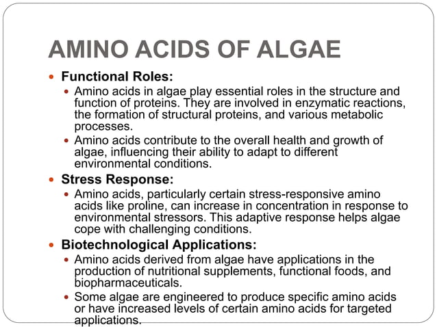 Chemical Composition of micro and macro Algae | PPTX | Chemistry | Science