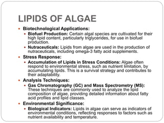 Chemical Composition of micro and macro Algae | PPTX